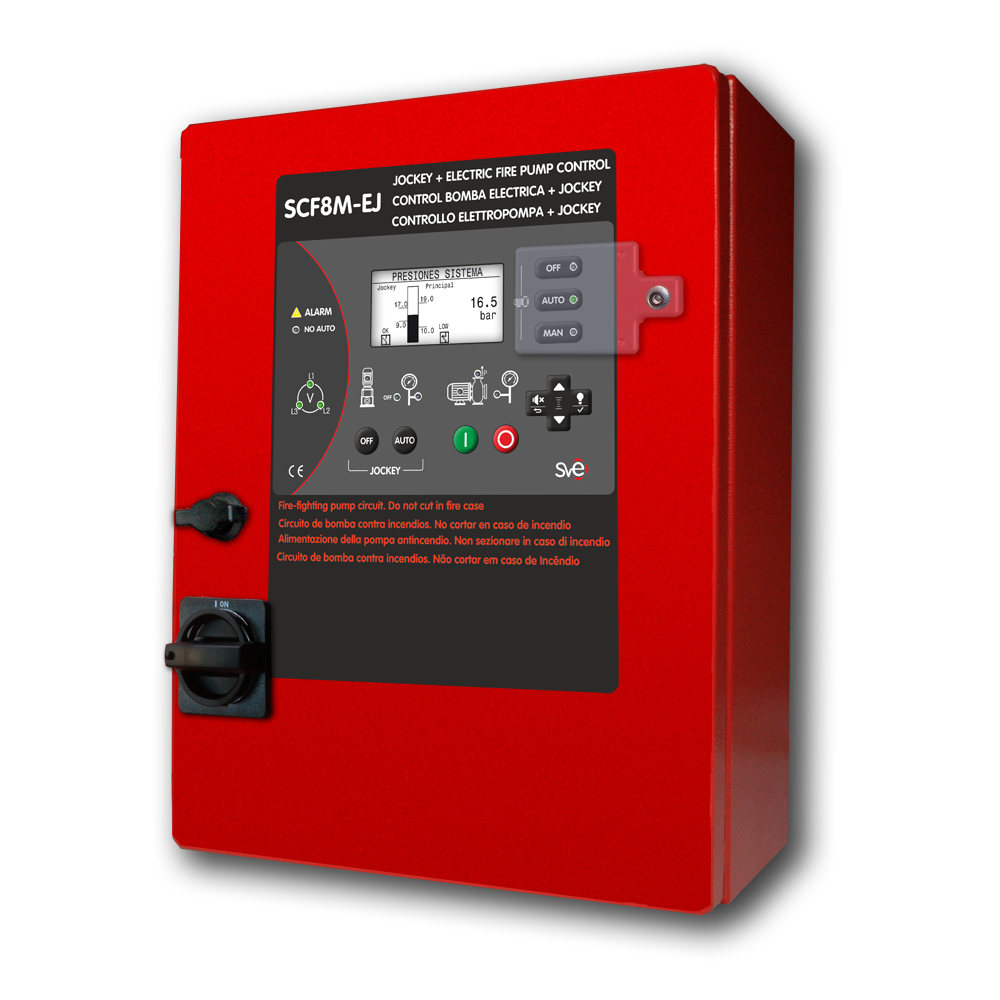 SCF8M-E-U Electric Fire Pump +Jockey Controller | SVE