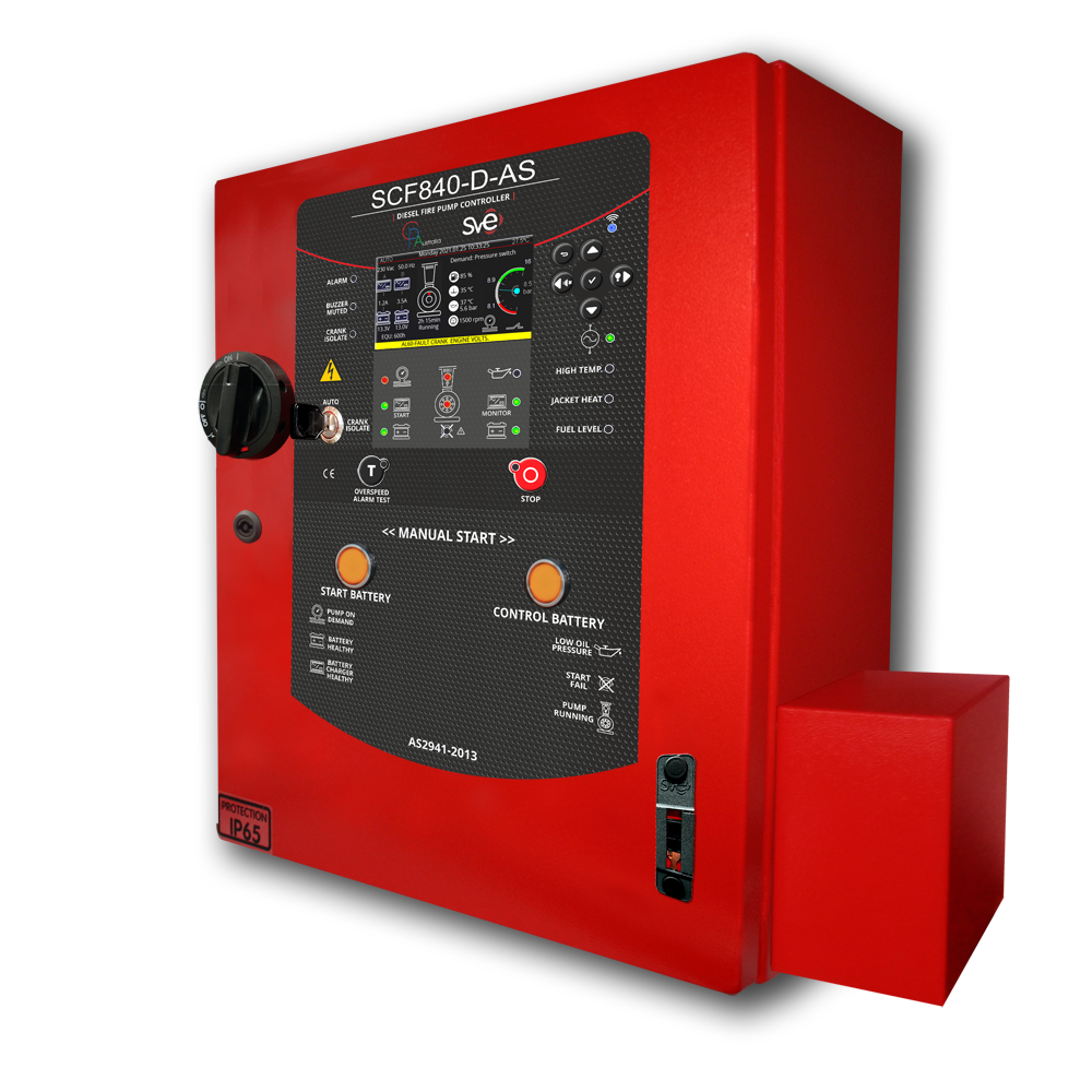 SCF840-D-AS Diesel Fire Pump Controller | SVE