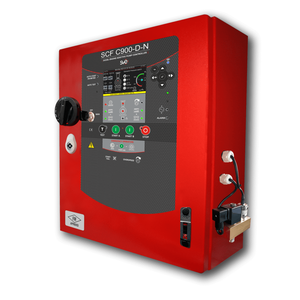 SCF C900-D-NF NFPA 20- FM 1321/1321 Diesel Fire Pump Control | SVE